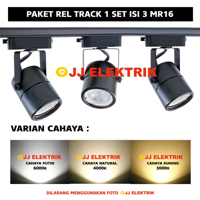 Jual Paket 3 Lampu Rell Track LED Sorot Lampu Sorot Plafon Tracklight ... Jual Paket 3 Lampu Rell Track LED Sorot Lampu Sorot Plafon Tracklight ...