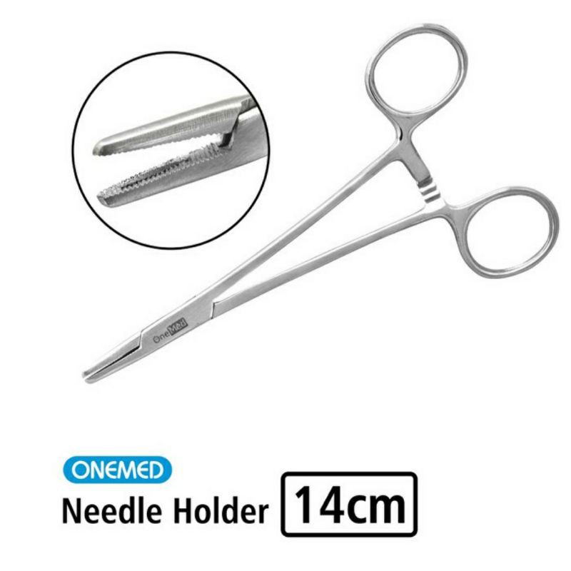 Jual Nald Voeder Mayo 14cm Onemed , Needle Holder , Pemegang Jarum ...