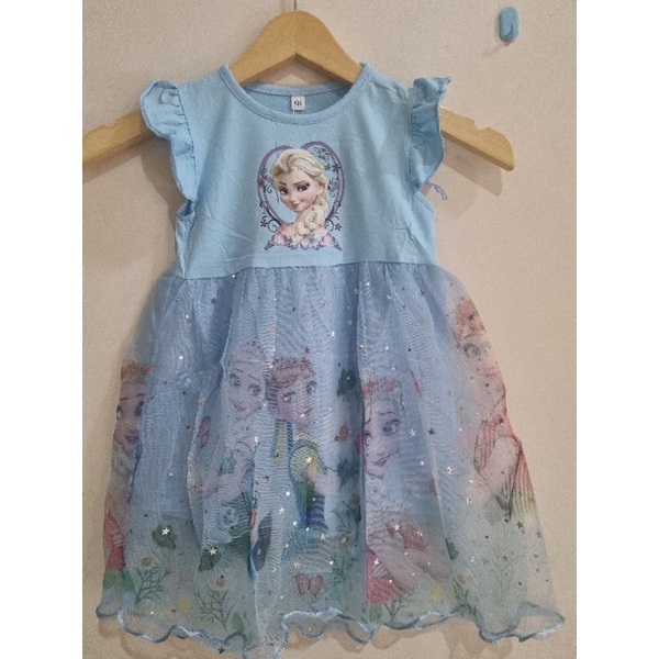 Jual Baju Frozen Elsa Anna Dress Gaun Ulang Tahun Pesta Princess Putri ...