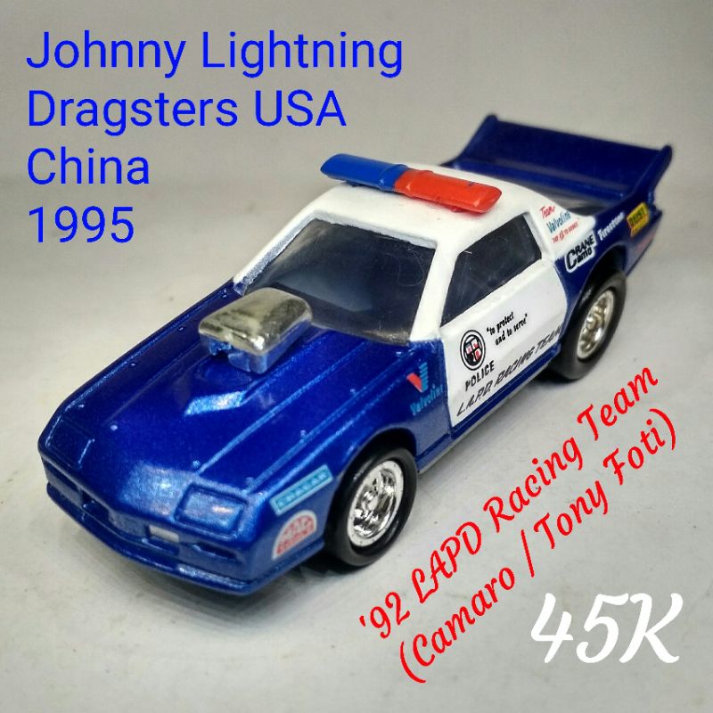 Jual Diecast Johnny Lightning Dragsters USA 92 LAPD Racing Team ...