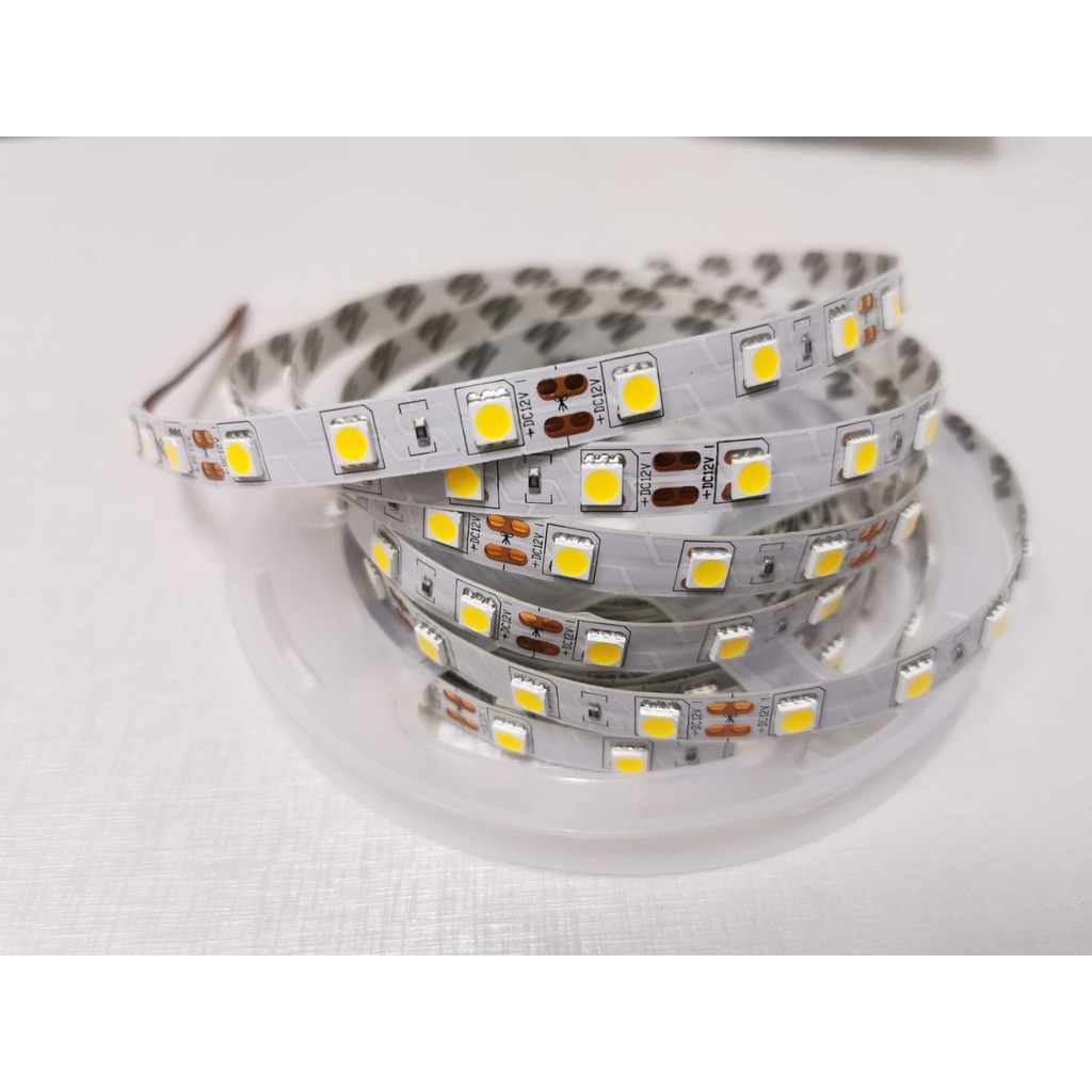 Jual LED Strip 5050 IP33 12Volt - 5050 Indoor & Outdoor | Shopee Indonesia