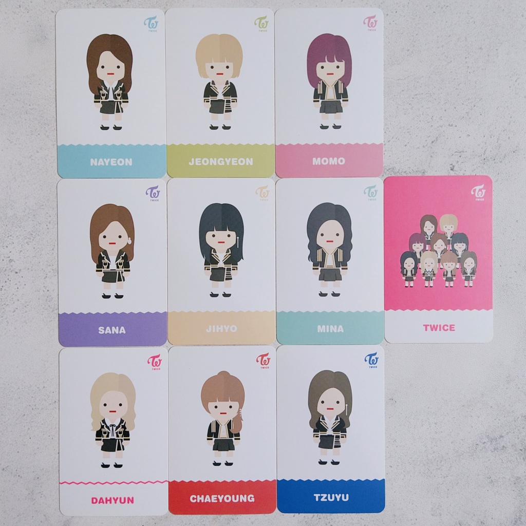 Jual (READY) TWICE - CHARACTER POP UP STORE PHOTOCARD | Shopee Indonesia