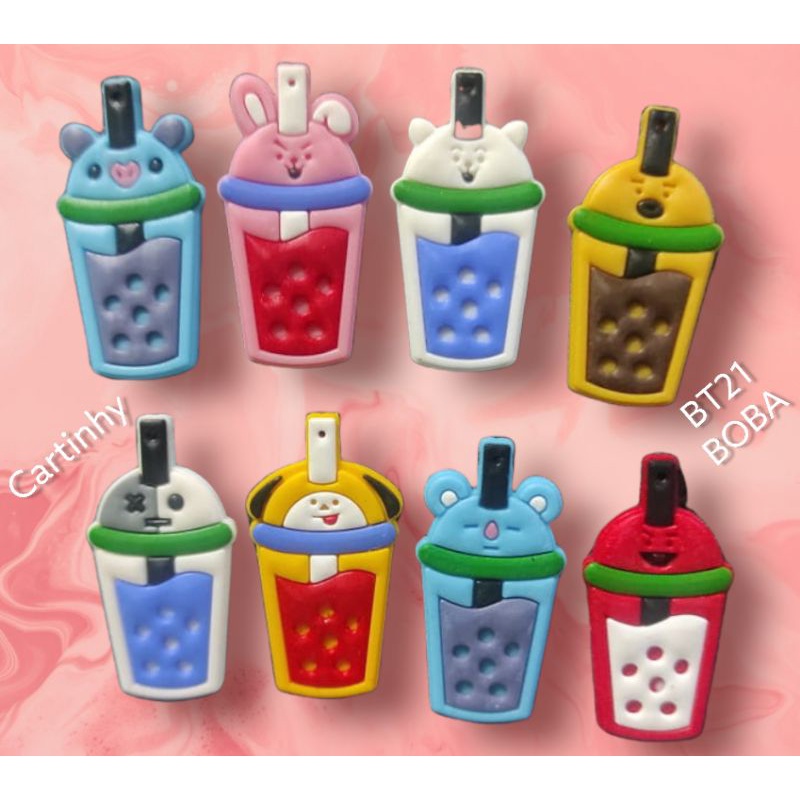 Jual bandul bts bt21 boba per gros 144 pc#cartinhy | Shopee Indonesia