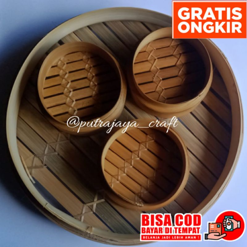 Jual KLAKAT BAMBU DIMSUM 13CM,15CM / KUKUSAN BAMBU | Shopee Indonesia