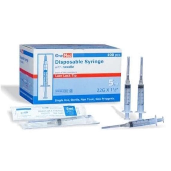 Jual Suntikan/Syringe/Spoit/Spuit 5 ml/cc untuk Takaran Nutrisi ...