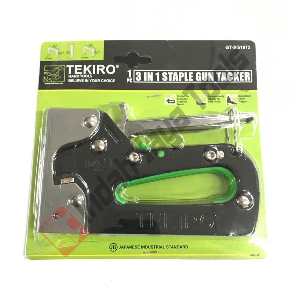 Jual TEKIRO Staples Gun Tacker 3 in 1 - 6 - 14 mm Staple Jok Tembak ...