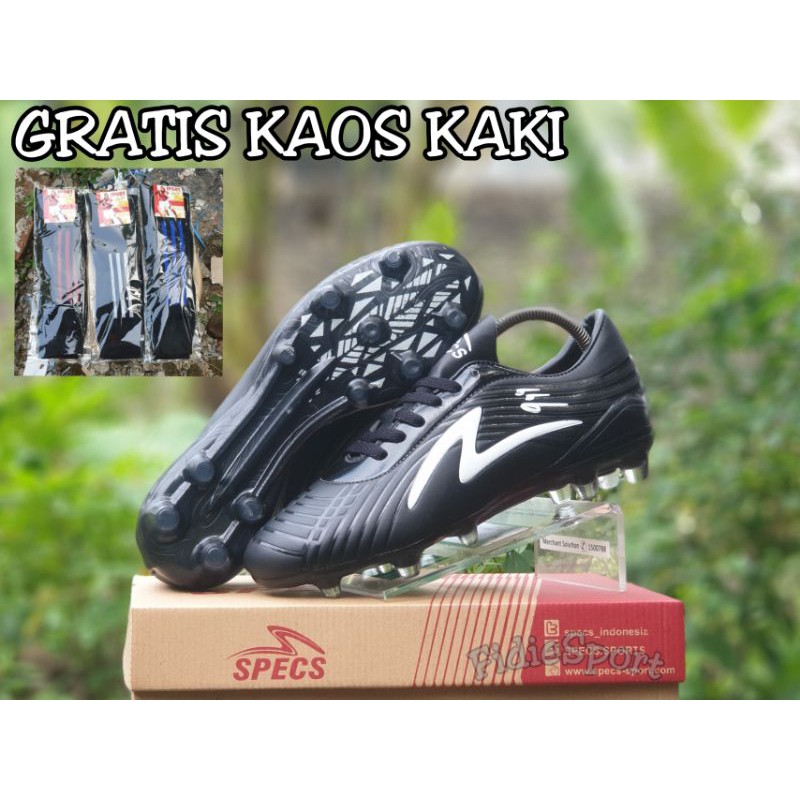 Jual SEPATU SPECS INFINITY FULL BLACK / SEPATU BOLA SPECS FULL BLACK ...