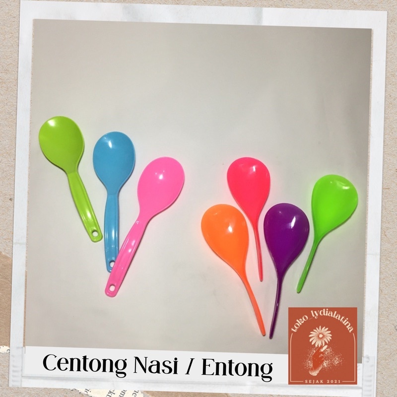 Jual Centong Nasi / Centong Plastik Tebal / Centong Hoki / Entong ...