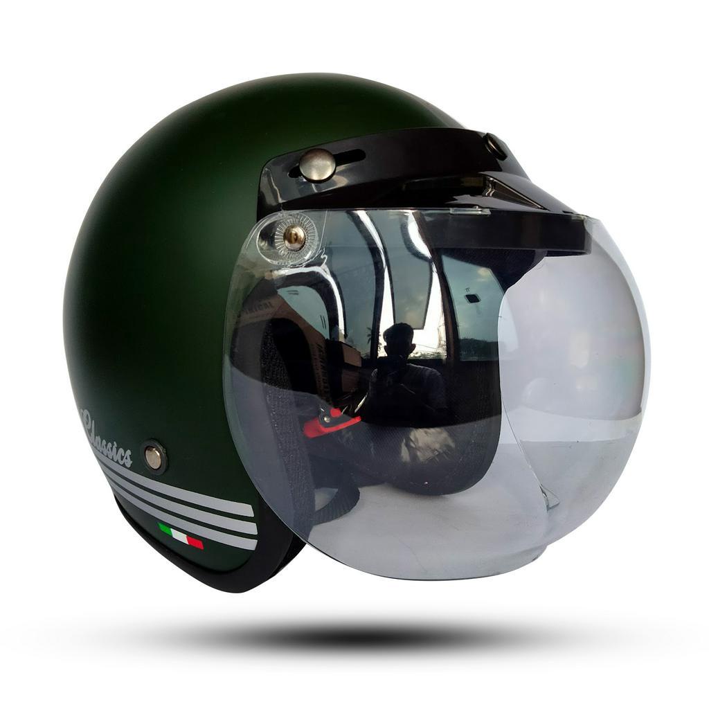 Jual Helm Bogo Classic Full Leher / Helm Untuk Pria Dan Wanita Dewasa ...