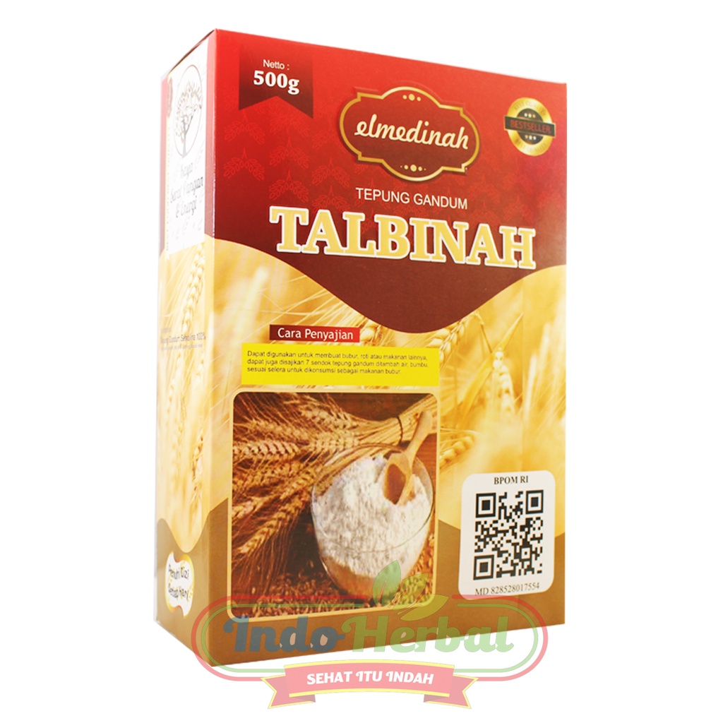 Jual Talbinah El Medinah Resep Thibb Nabawy 500 gr | Tepung Gandum 100% ...