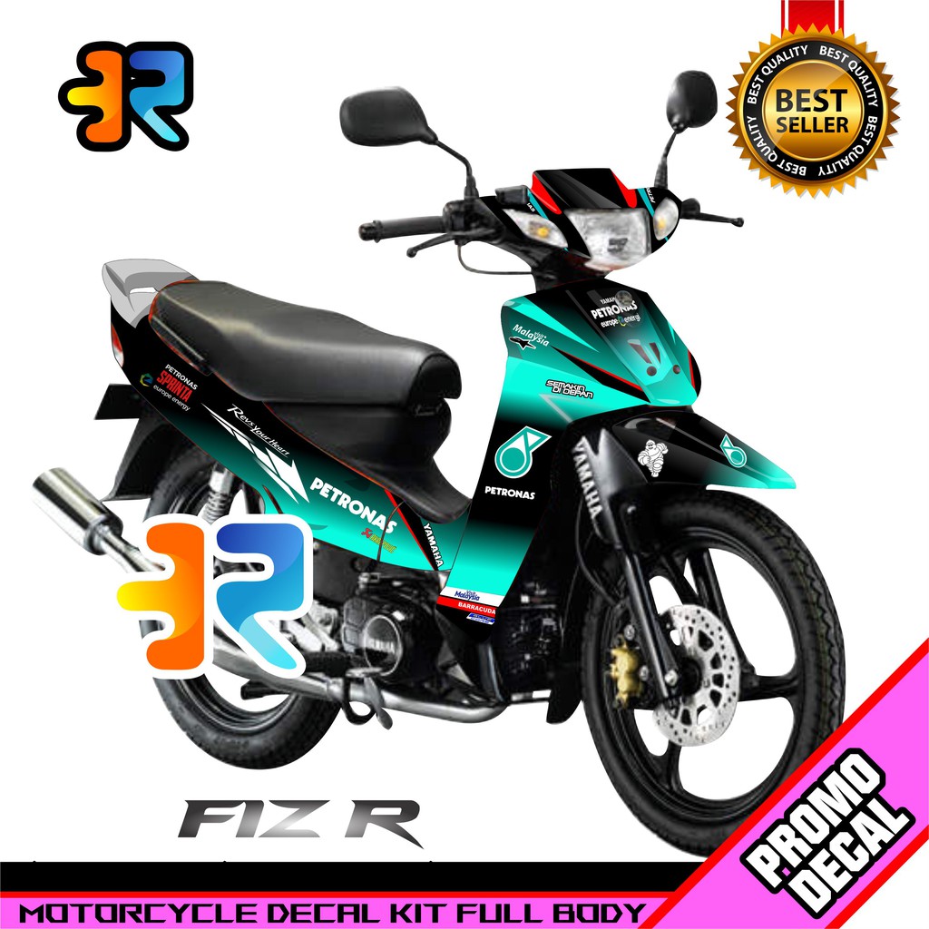 Jual Decal Motor Fiz R Desain Petronas Sticker Decal FizR Full Body ...