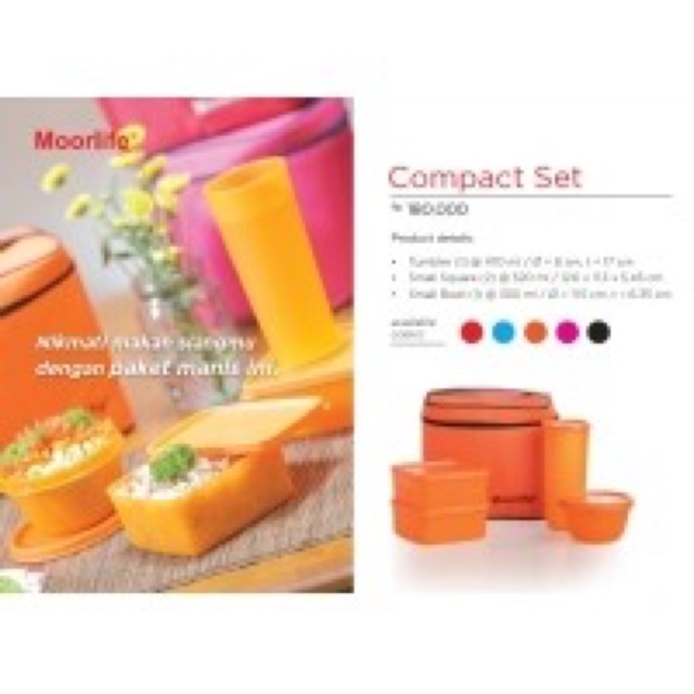 Jual Compact set OREN SOLD | Shopee Indonesia