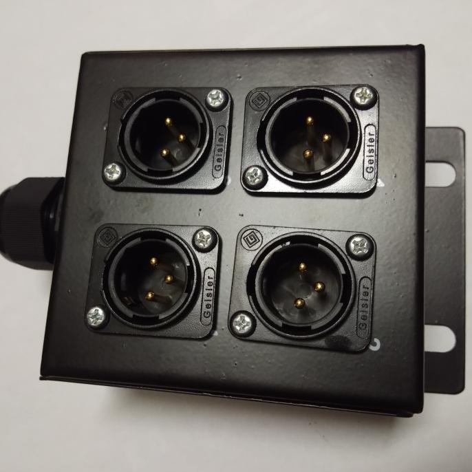 Jual Box Snake Isi 4 Snake 4Ch Junction Box Xlr Casis Male | Shopee ...