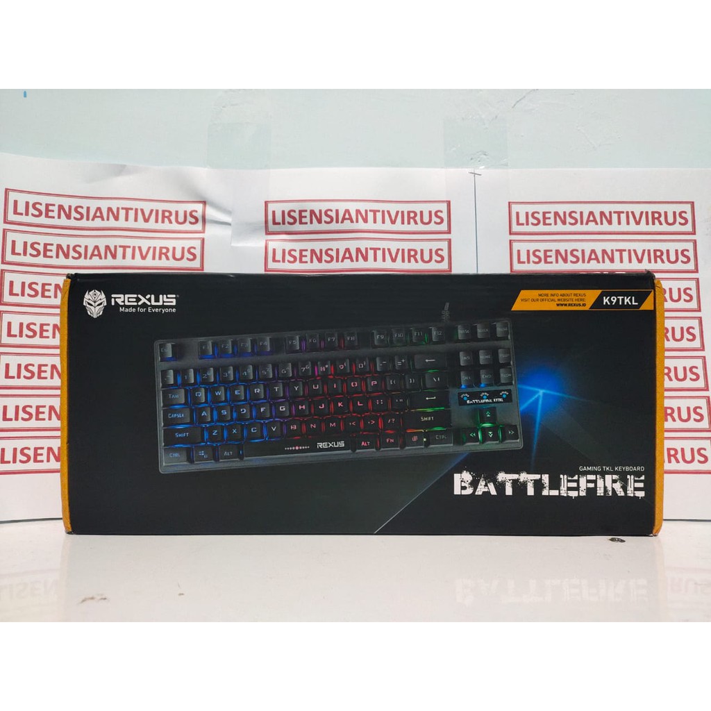 Jual Rexus K9 TKL Fortress Backlit Floating Keys Gaming Keyboard ...