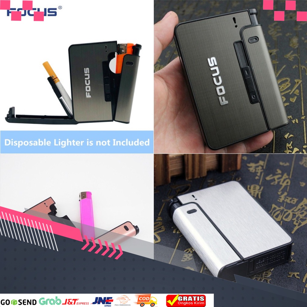 Jual KOTAK TEMPAT ROKOK PLUS KOREK - KOTAK ROKOK - BARA LIGHTER ...