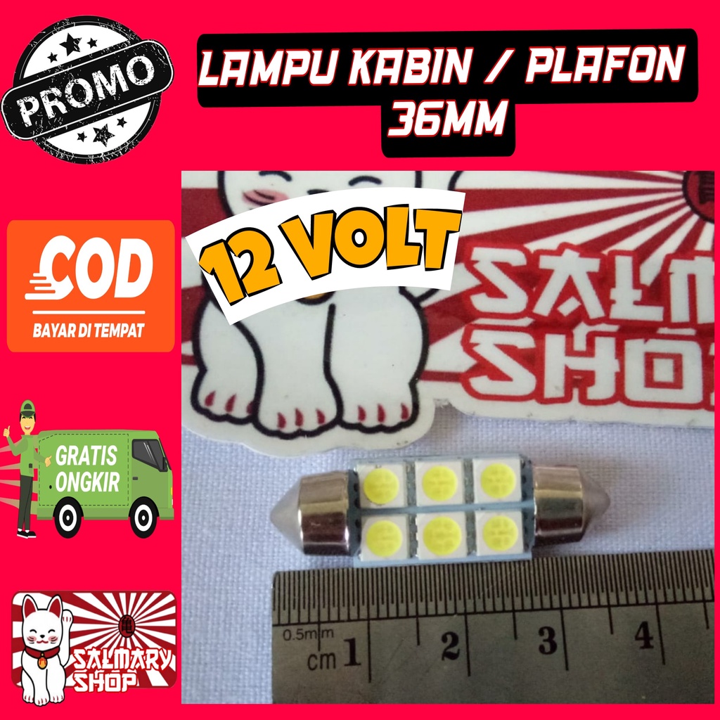 Jual Lampu Led Plafon Canbus Lampu Kabin Mobil 12v 12 Volt Terang Super ...