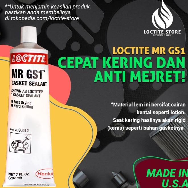 Jual Lem Gasket Sealant Untuk Packing Head Loctite Mr Gs1 207Ml ...