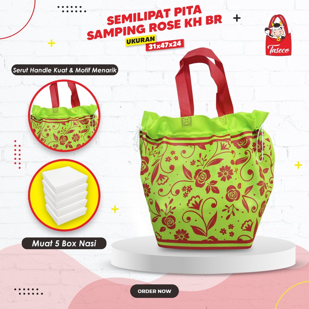 Jual Tas Berkat Hajatan Kotak Nasi Tas Berkat Syukuran Serut Bahan ...
