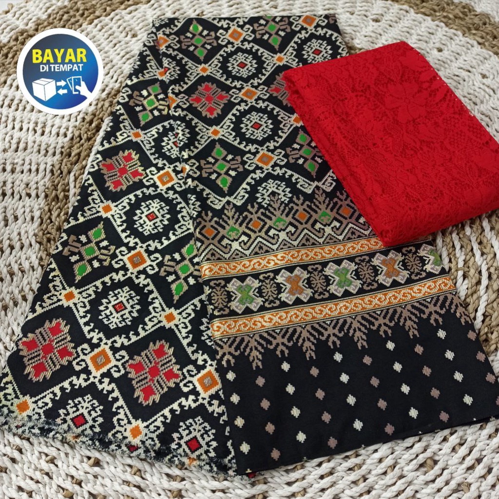 Jual SudanBali - Setelan Kain Lembaran Satin dan Brokat Songket Endek ...