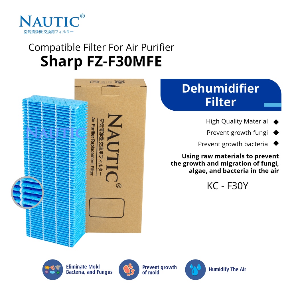 Jual Huidifying Filter FZ-F30MFE untuk air purifier sharp KC-F30 / KC ...