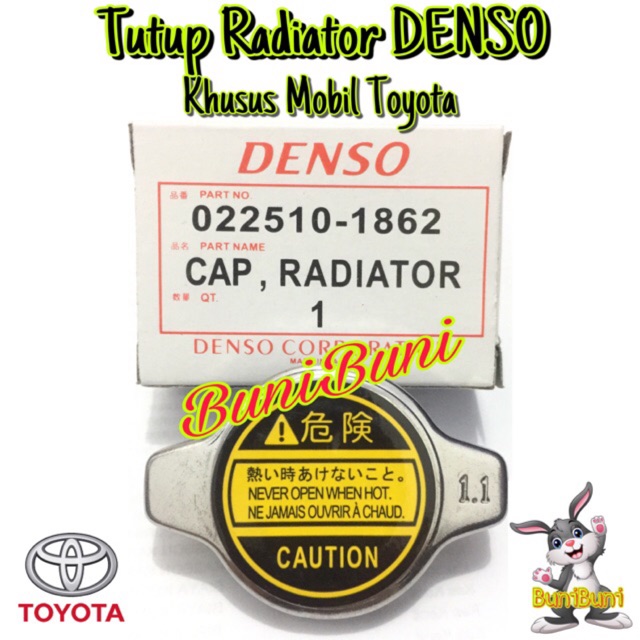 Jual Tutup Radiator Cap 1.1 Untuk Mobil Toyota Avanza Fortuner Rush ...