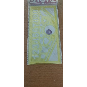 Jual penggaris bentuk / penggaris template / template ruler / penggaris ...