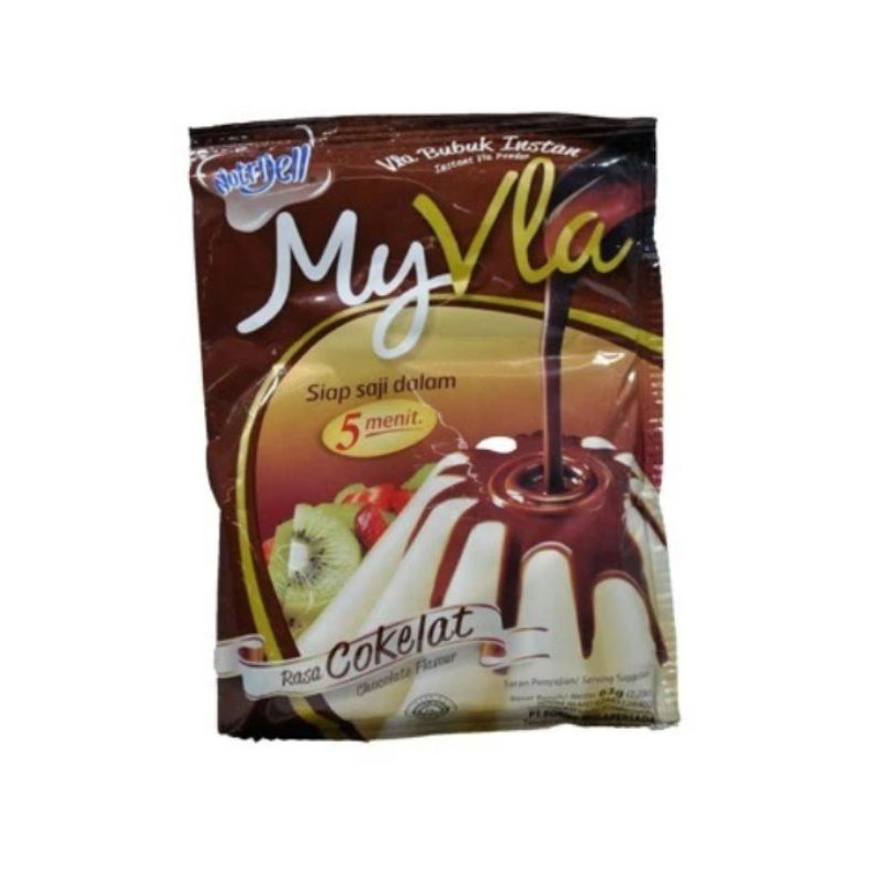Jual My vla coklat/My Vla bubuk instan kemasan 60gr | Shopee Indonesia