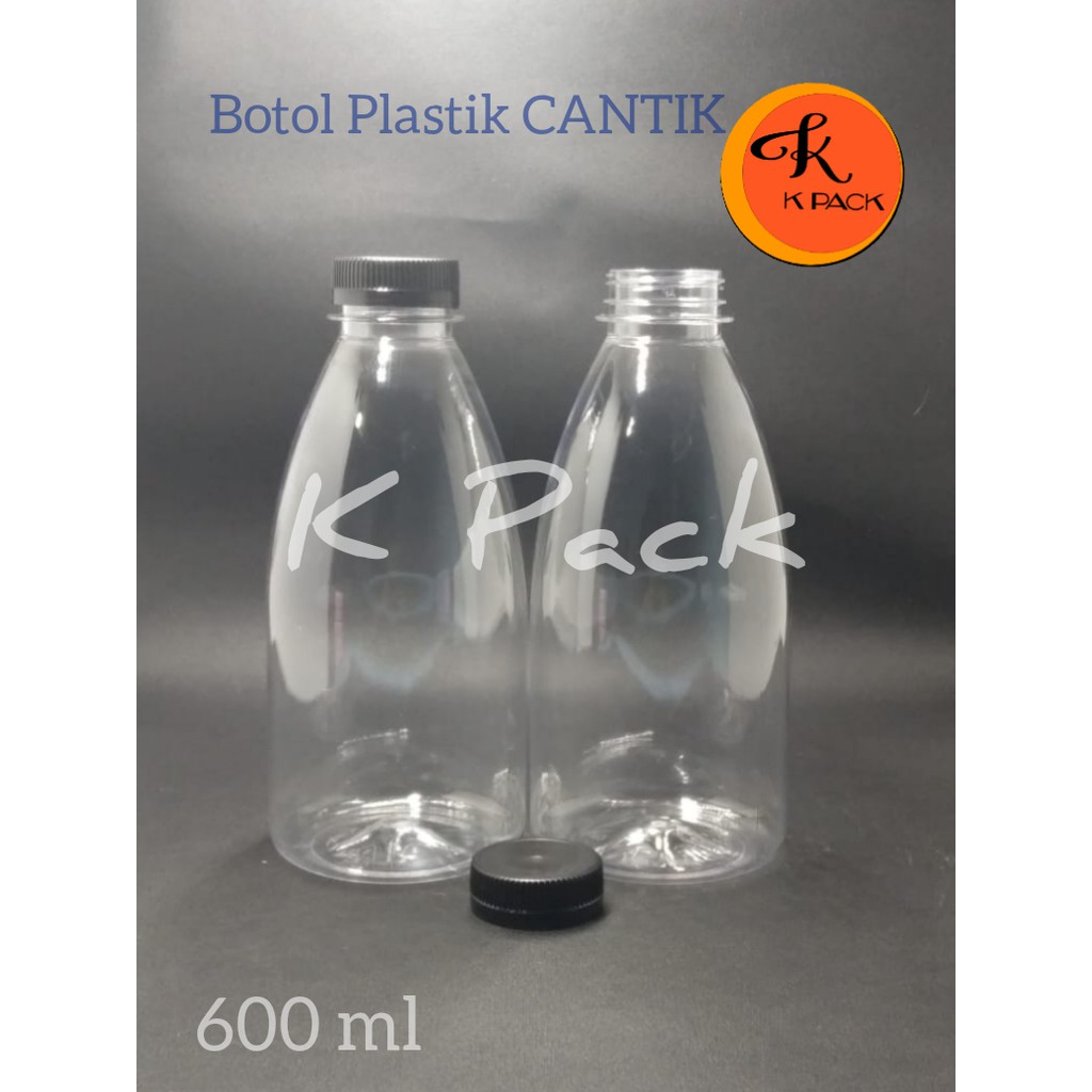 Jual Botol Plastik Cantik 600ml | Shopee Indonesia