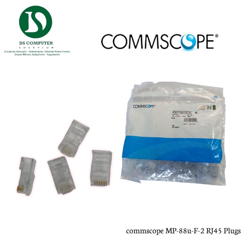 Jual AMP Commscope Connector RJ45 Cat5e | Shopee Indonesia