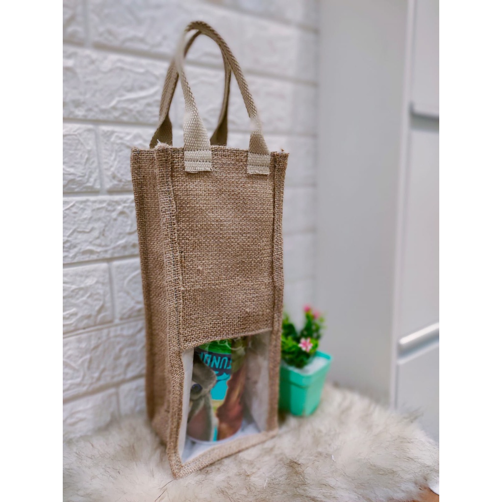 Jual Tas Goni import botol 2 liter totebag tumbler size 12x12x33 cm ...