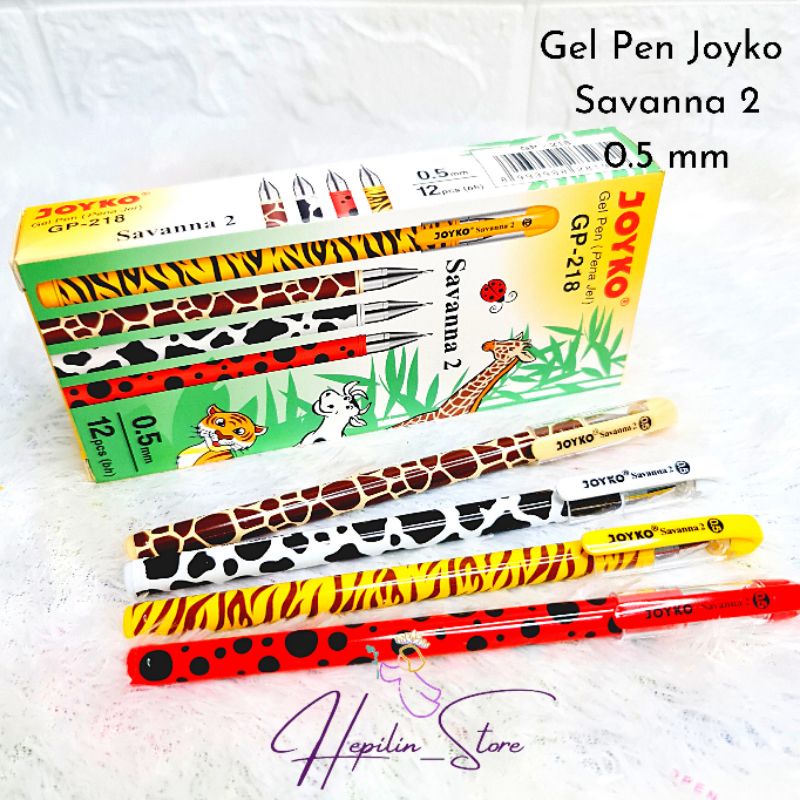 Jual Gel Pen Joyko Animal Series Savanna 2 Ecer ORIGINAL JOYKO ...