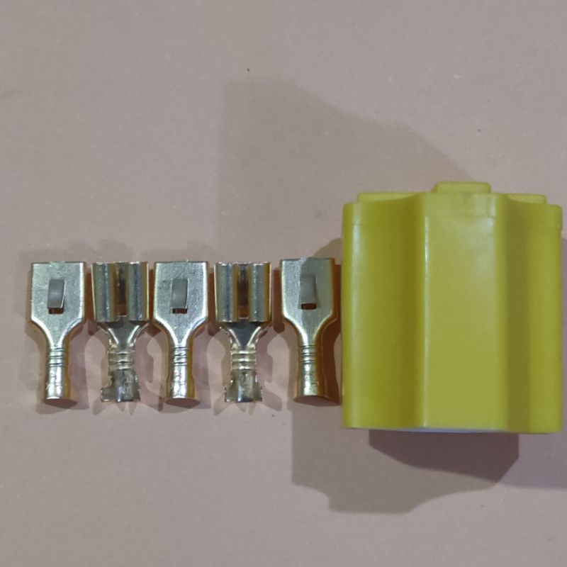 Jual Soket Relay 5 Pin warna kuning | Shopee Indonesia