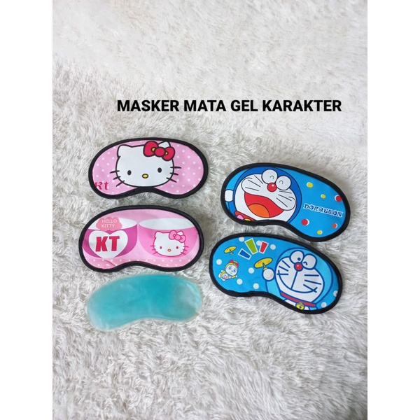 Jual PENUTUP MATA GEL DORAEMON/PENUTUP MATA GEL HELLOKITTY/PENUTUP MATA ...