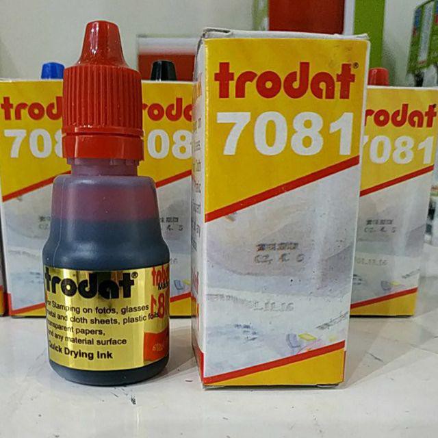 Jual Tinta Plastik Trodat 7081 tinta permanen tinta stempel | Shopee Indonesia