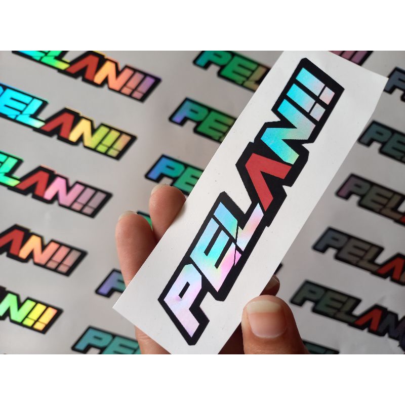 Jual STIKER HOLOGRAM PELANGI / PELAN | Shopee Indonesia