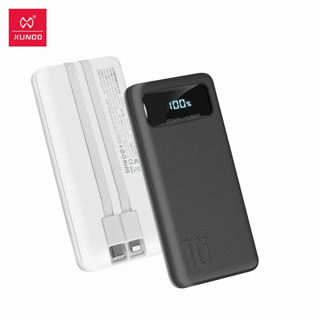 Jual XUNDD Powerbank 30000mAh Fast Charger Built in Cable TYPE C 22.5W ...