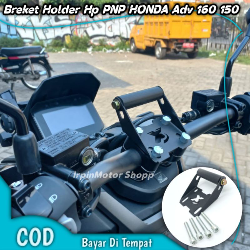 Jual Breket Holder Hp Adv 160 Adv 150 Pcx 150 Pcx 160 Braket GPS ...
