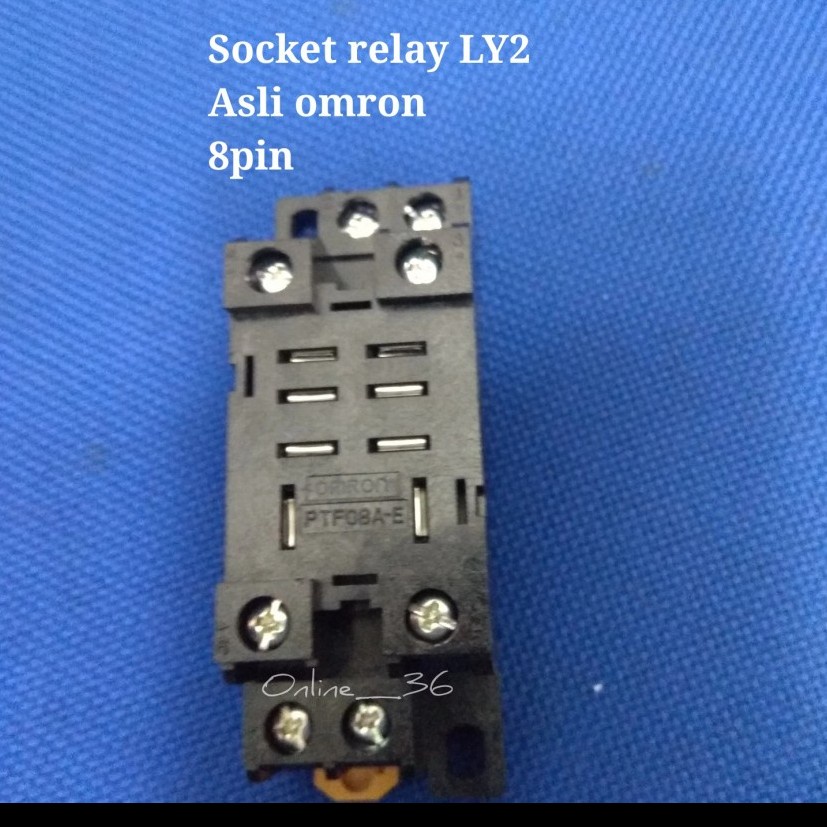 Jual Socket Relay Ly2 PTF08A-E 8 pin asli omron | Shopee Indonesia
