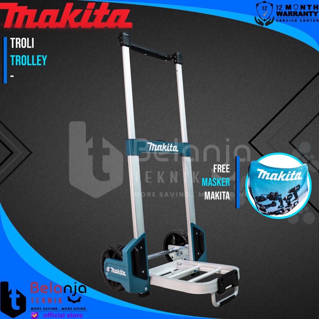 Jual Makita Trolley TR00000002 Troli MakPac Gerobak Dorong Interlocking ...