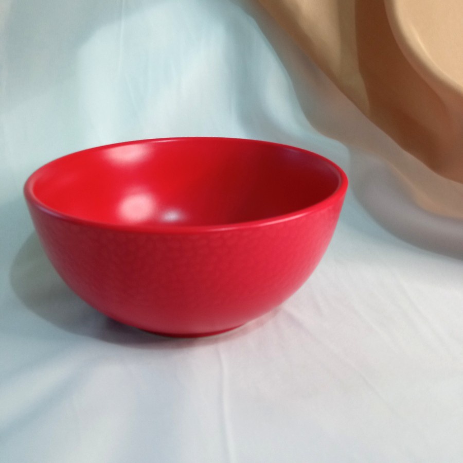 Jual Mangkok Makan Merah Keren Bahan Keramik | Shopee Indonesia