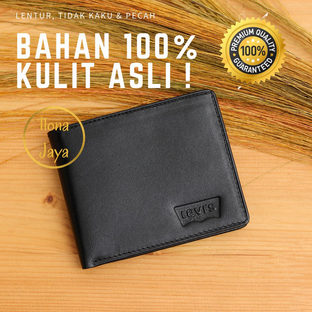 Jual Dompet Kulit Pria Cowo Cowok Lipat Pendek Kecil Asli Original ...