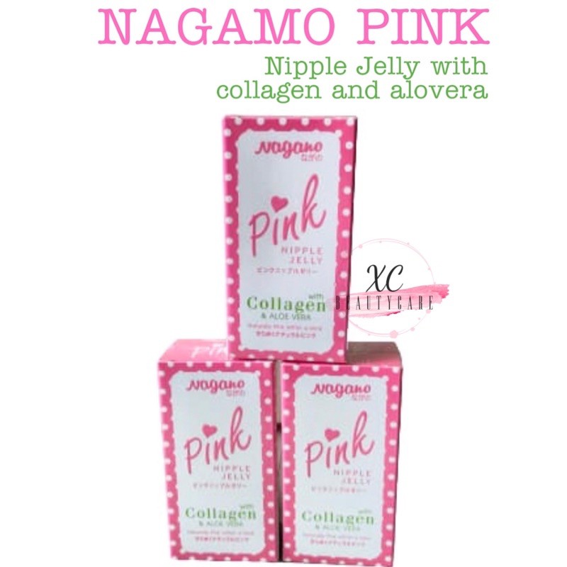 Jual NAGANO PINK NIPPLE JELLY WITH COLLAGEN & ALOE VERA (PEMUTIH PUTING ...