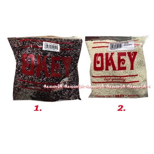 Jual Okey 500gr Beras Ketan Putih Hitam Tumbuk 500gram Mashed White ...