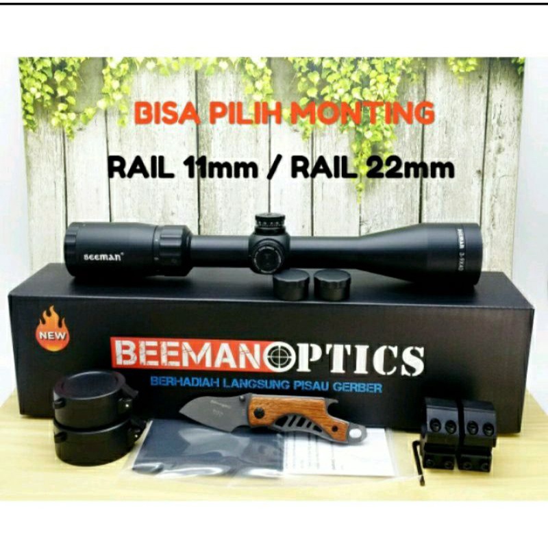 Jual beeman optics 3-9x40 // NEW TELESCOPE BEEMAN OPTICS MILDOT WA ...