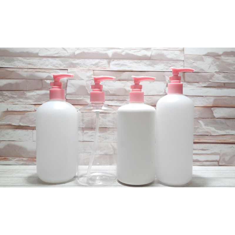 Jual Botol Pump 500ML Botol 500ML Tebal Botol Kemasan Sabun Cair Tutup ...