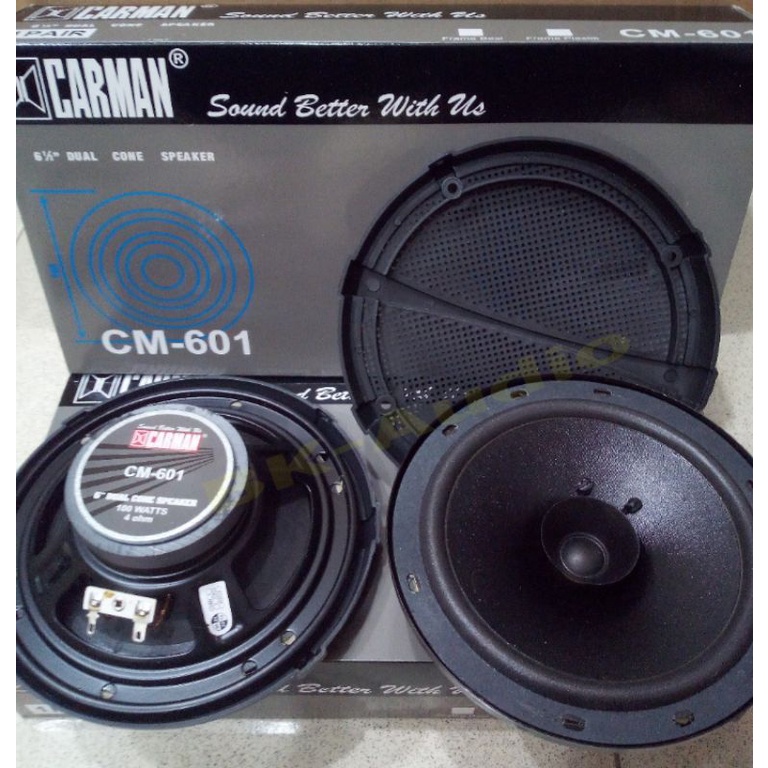 Jual Speaker Carman CM-610 Speaker mobil 6 inch | Shopee Indonesia