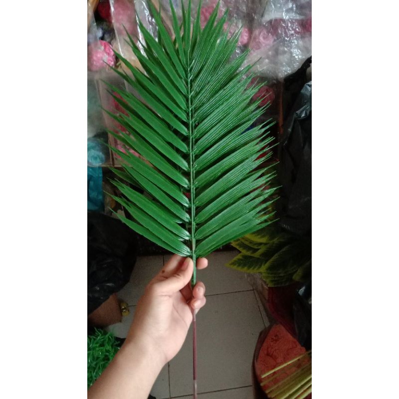 Jual Daun Palem Plastik Artificial G0561 (isi 6pcs) | Shopee Indonesia