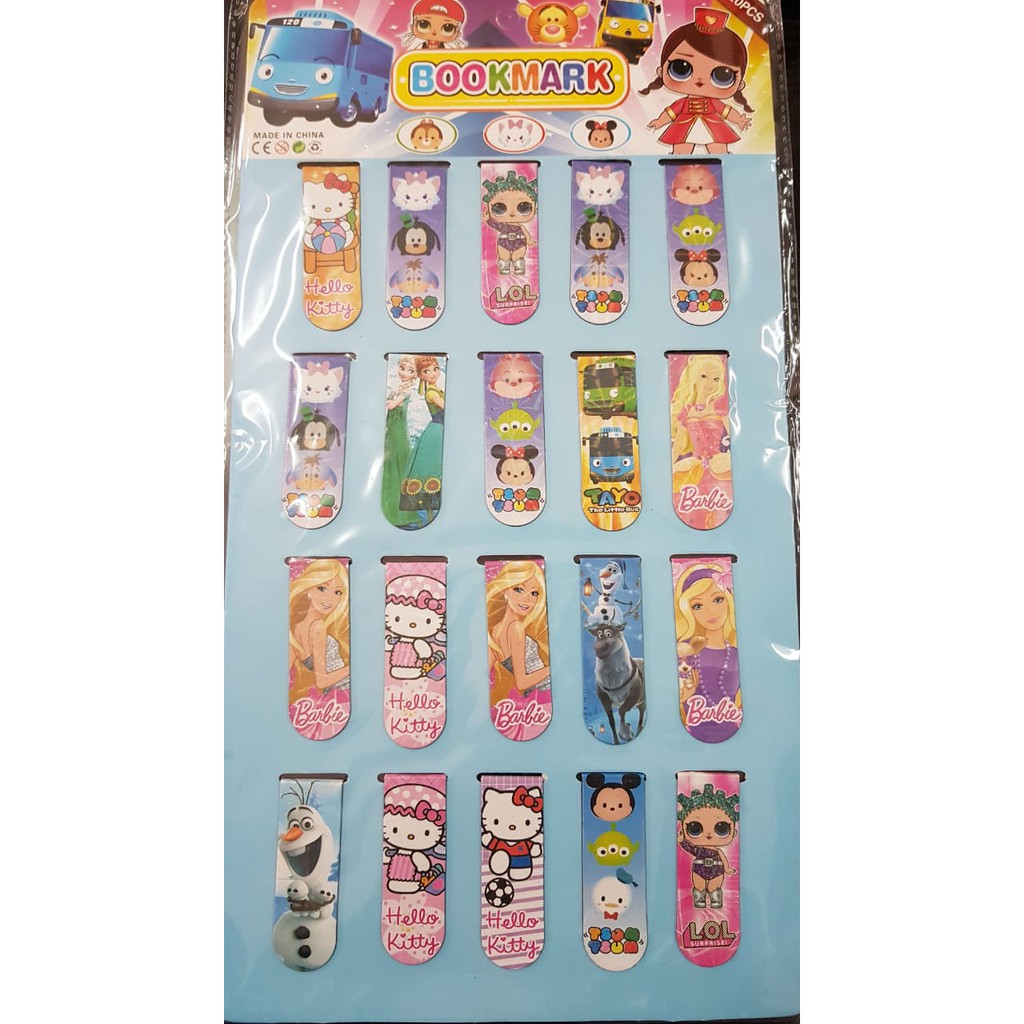 Jual Pembatas Buku Magnet - Bookmark Buku Magnet - Post It Magnet - 5 ...