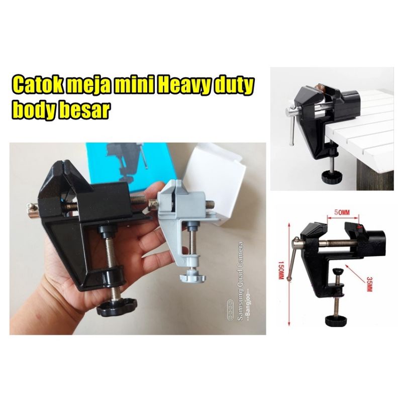 Jual Meja Catok Meja Mini Ragum Mini 50mm Body Besar Alat Perkakas Alat ...