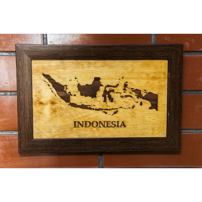 Jual Hiasan Dinding Kayu Peta Indonesia Laser Ukir&hd1777 | Shopee ...